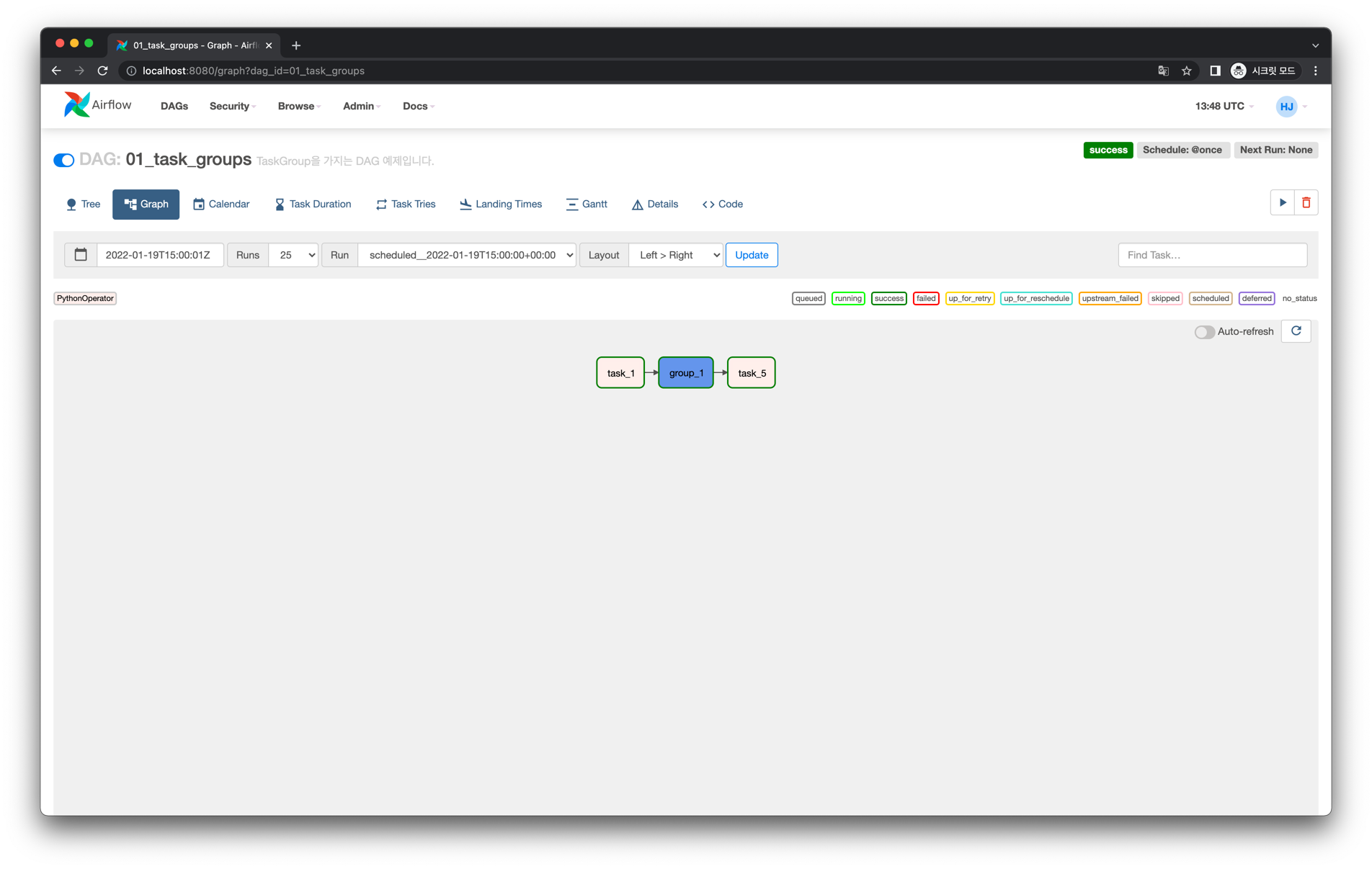 UI Task Group Apache Airflow Tutorials For Beginner