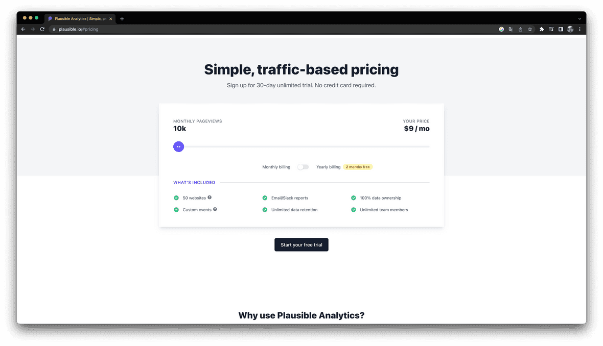 블로그에 Plausible Analytics을 사용해보기